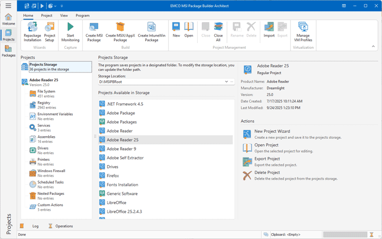 Installation Packager, EXE to MSI Repackager - EMCO MSI Package Builder