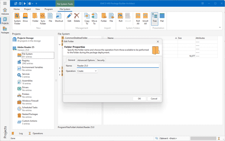 Installation Packager, EXE to MSI Repackager - EMCO MSI Package Builder