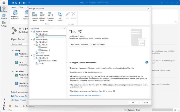 Installation Packager, EXE to MSI Repackager - EMCO MSI Package Builder